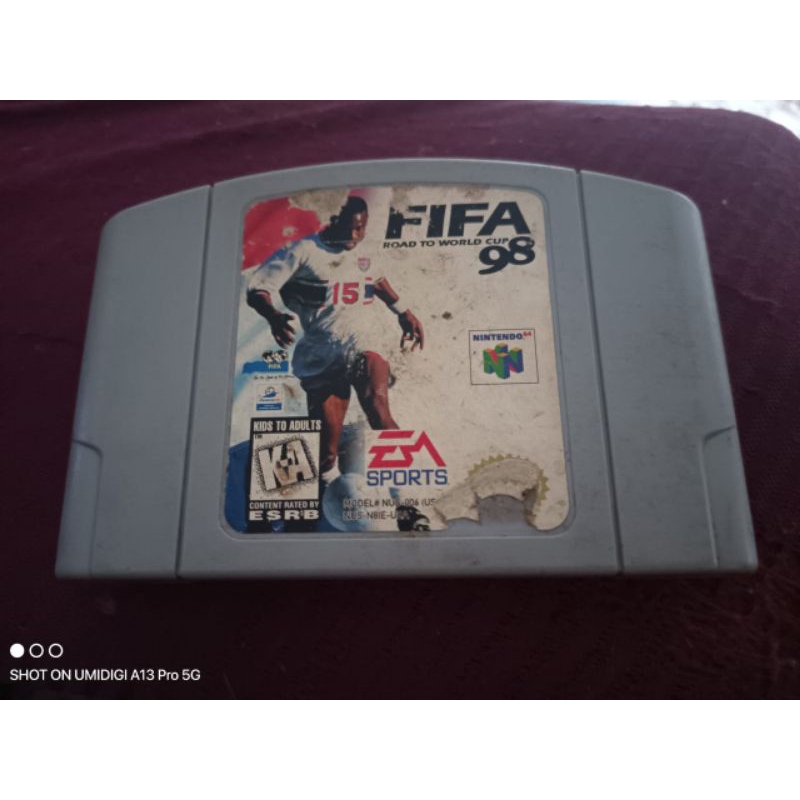 Fifa 98 Nintendo 64 Original | Shopee Brasil
