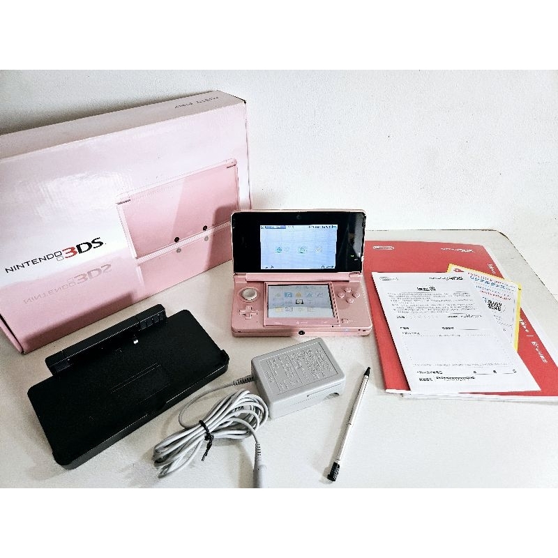 Nintendo 3DS Mistic Pink 3ds Rose Rosa Portátil Nintendo 3 ds | Shopee ...