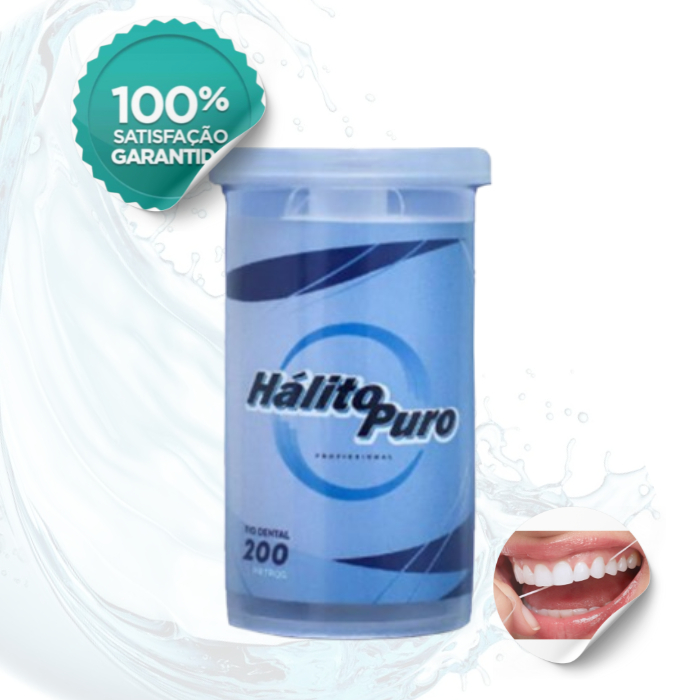 Fio Dental 200 Metros Halito Puro Sabor Menta Envio Imediato Para uso ...