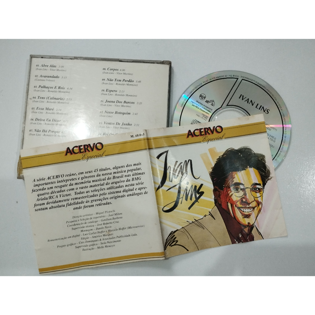 Cd - Ivan Lins - Acervo | Shopee Brasil