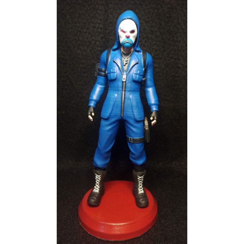Boneco Free Fire Top Criminal Azul / Blue Criminal Top Envio do Brasil ...