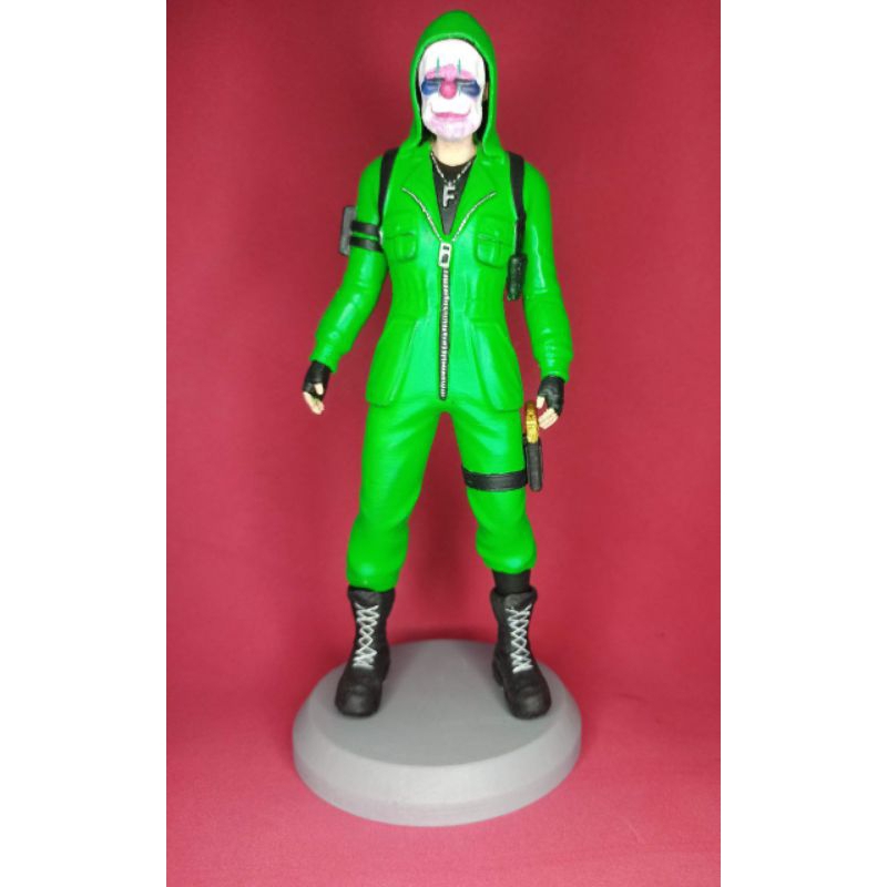Boneco Free Fire / Top Criminal Verde / Free Fire green criminal top ...