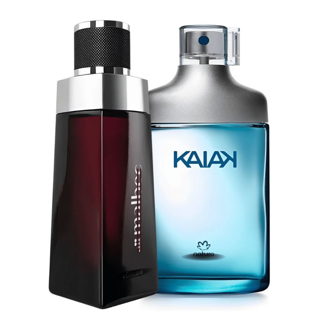Kit 2 Perfumes Masculinos Malbe Tradicional Homem e Kaique Masculino ...