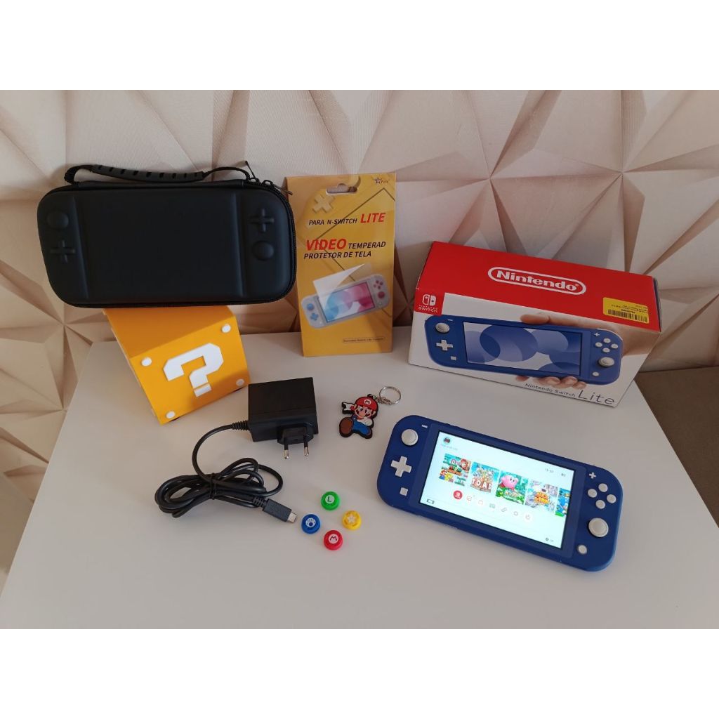 Nintendo Switch Lite desbloqueado Azul