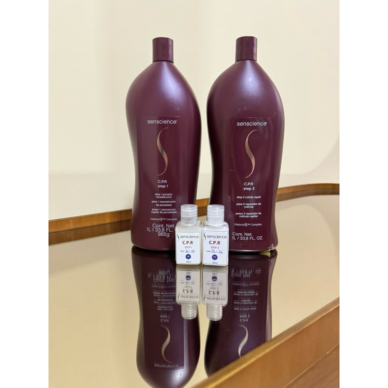 Kit CPR Senscience Passo 1 + Passo 2 fracionado 40ml | Shopee Brasil
