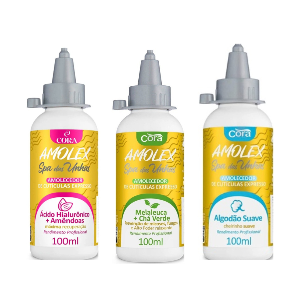 Amolex Amolecedor de Cutículas Cora SPA Unhas | Shopee Brasil