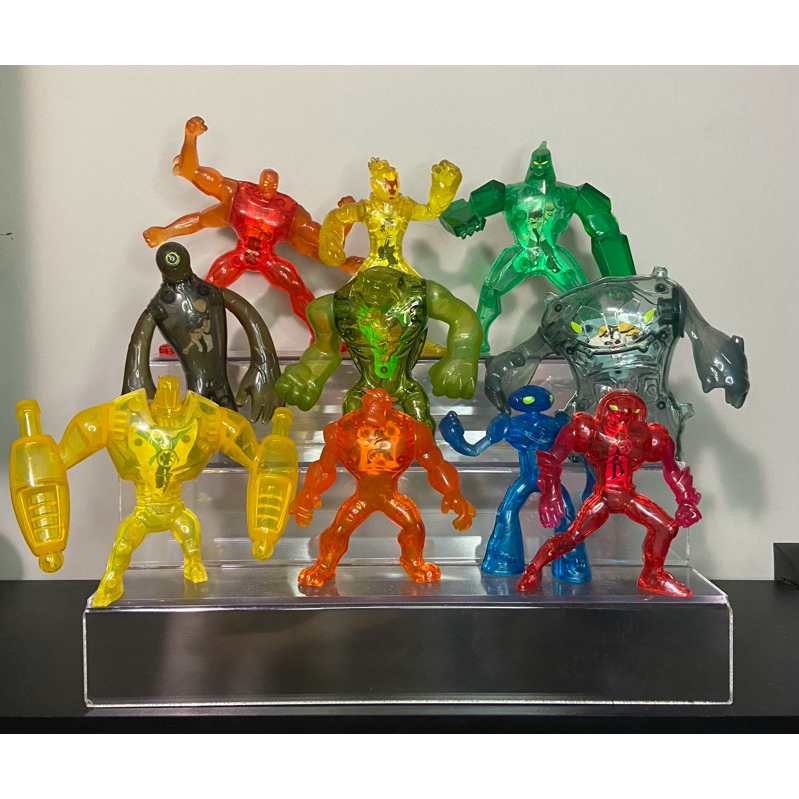 BONECOS BEN 10 TRANSLÚCIDOS MC DONALDS | Shopee Brasil