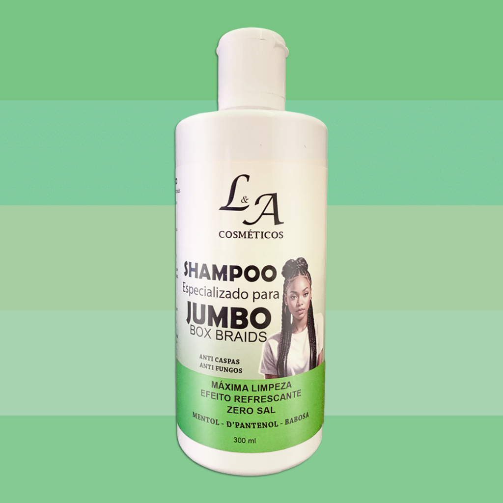 Shampoo Para Jumbo Box Braids Tranças 300ml Anti Caspas e Anti Fungos ...