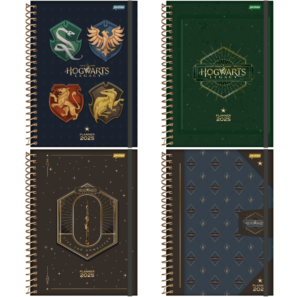Agenda Planner 2025 Hogwarts Legacy 160 Páginas 70g Off White Tamanho 175 x 242mm | Shopee Brasil