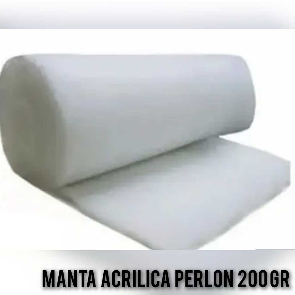 MANTA ACRILICA PERLON 200 GRAMAS (venda a partir de 50 cm x 1,40 mt larg).A manta acrílica 200 ...
