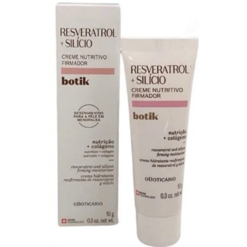 Mini Creme Nutritivo Firmador Botik Resveratrol E Silício 10gr | Shopee ...