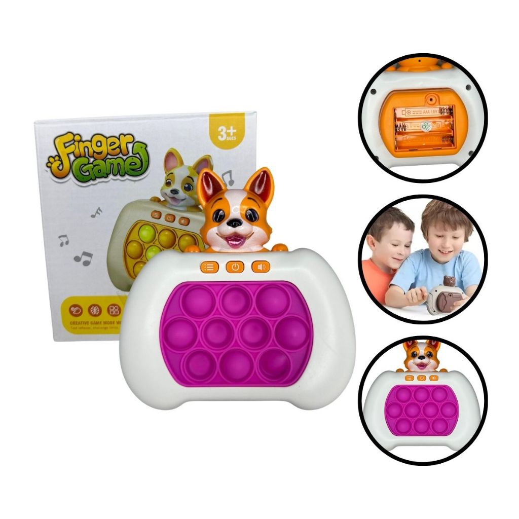 Fast Push Game PopIt Gamer Brinquedo AntiStress Eletrônico Tirar Stress ...