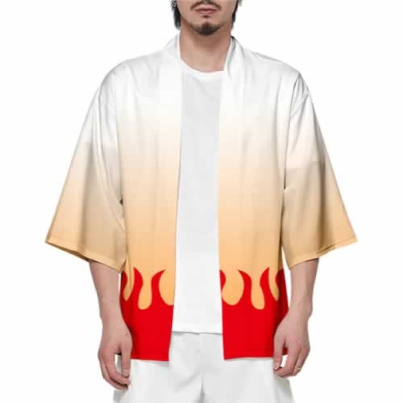Manto Demon Slayer Rengoku | Shopee Brasil