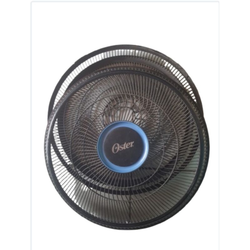 Grade ventilador Oster dianteira e traseira 40cm preta | Shopee Brasil