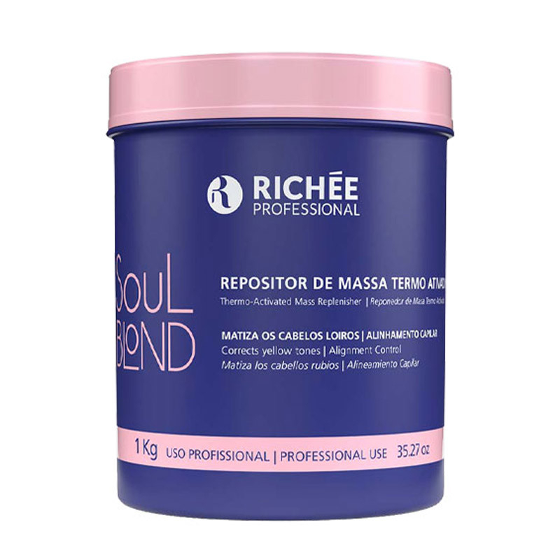 Richée Soul Blond Repositor de Massa Termo Ativado 1Kg | Shopee Brasil