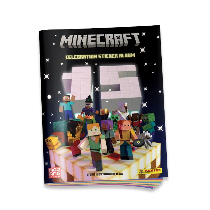 Album De Figurinha Capa Mole Minecraft, Panini + 10 Envelopes | Shopee ...