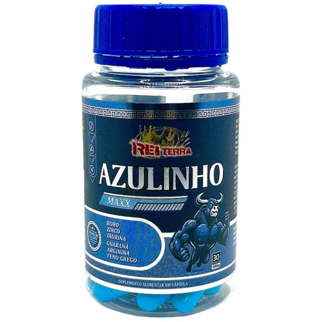 Azulinho 30 Cápsulas - Rei Terra | Shopee Brasil