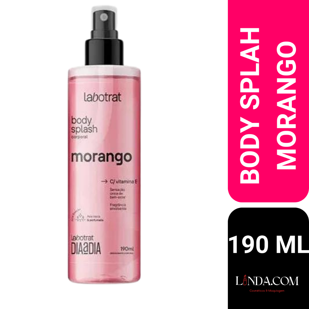BODY SPLASH MORANGO DIA A DIA 190ML LABOTRAT | Shopee Brasil
