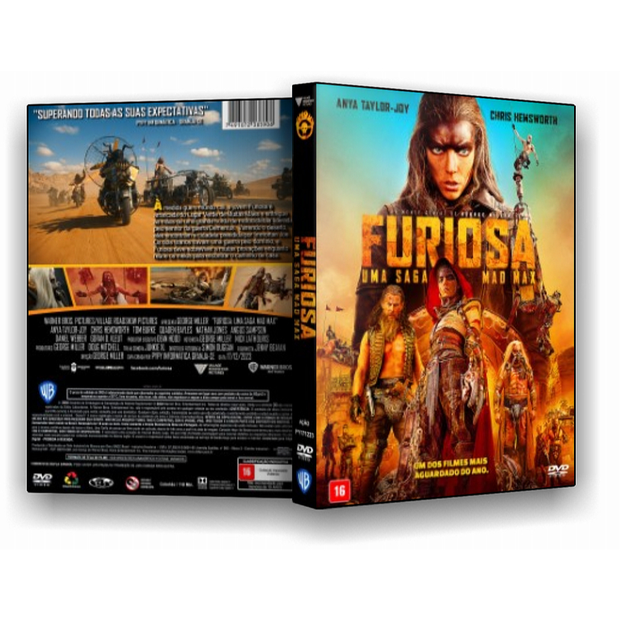 DVD - Furiosa: Uma Saga Mad Max (2024) DUBLADO E LEGENDADO | Shopee Brasil