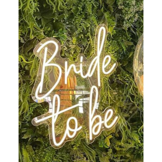 Placa Luminária Led Neon Decorativa Bride To Be | Shopee Brasil