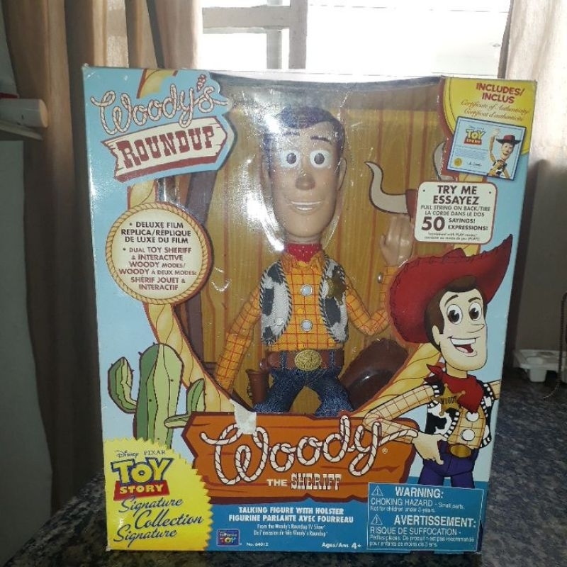 Toy Story Signature Collection Woody Thinkway Toys | Shopee Brasil