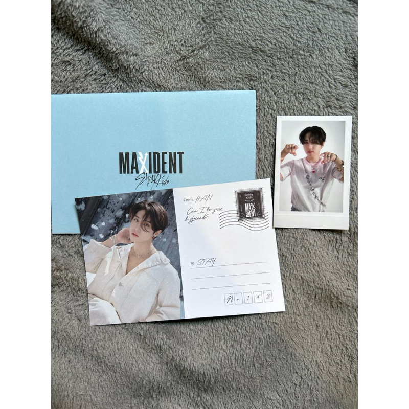 stray kids han jisung maxident oficial polaroid letter carta | Shopee ...