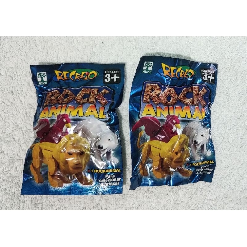 Rock Animal - 2 pacotinhos [LACRADOS] - Revista Recreio | Shopee Brasil