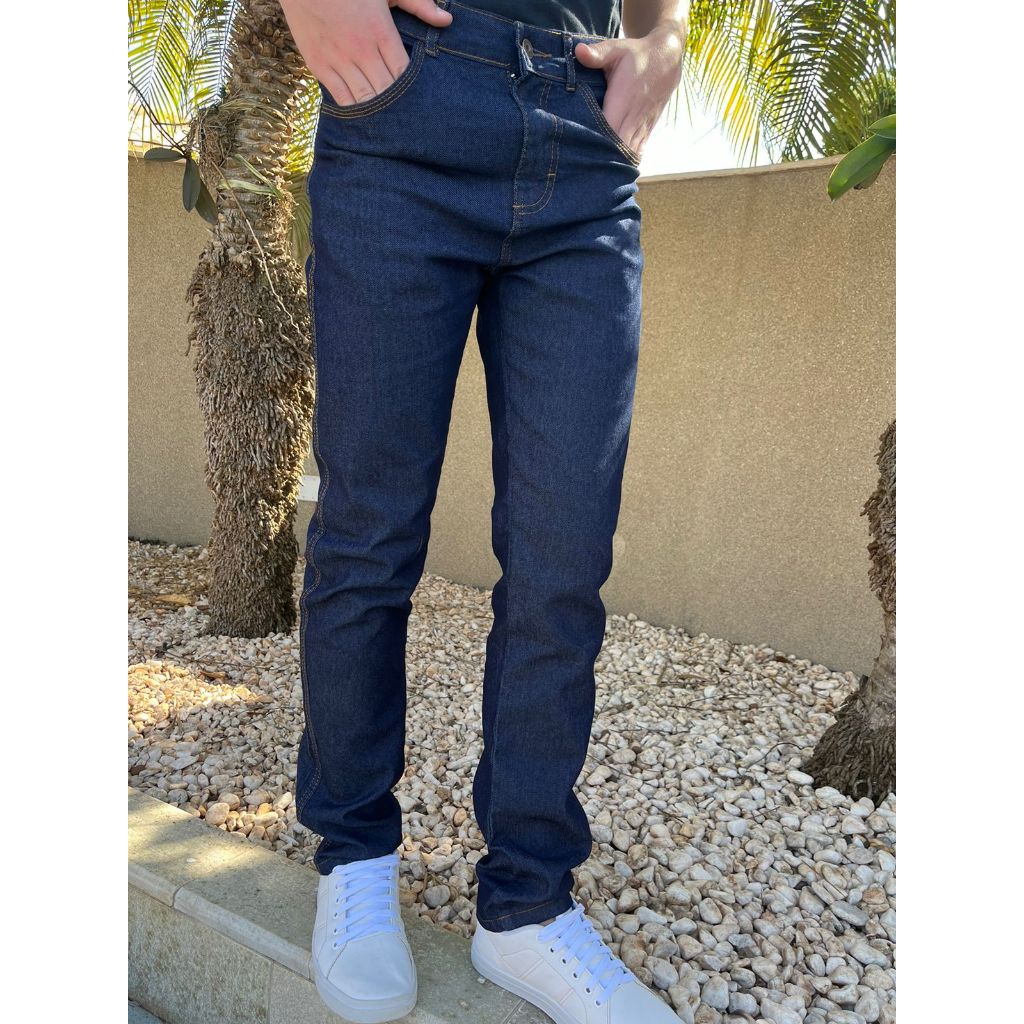 Kit Com 10 Calças Jeans Masculina Original Elastano Lycra Laicra