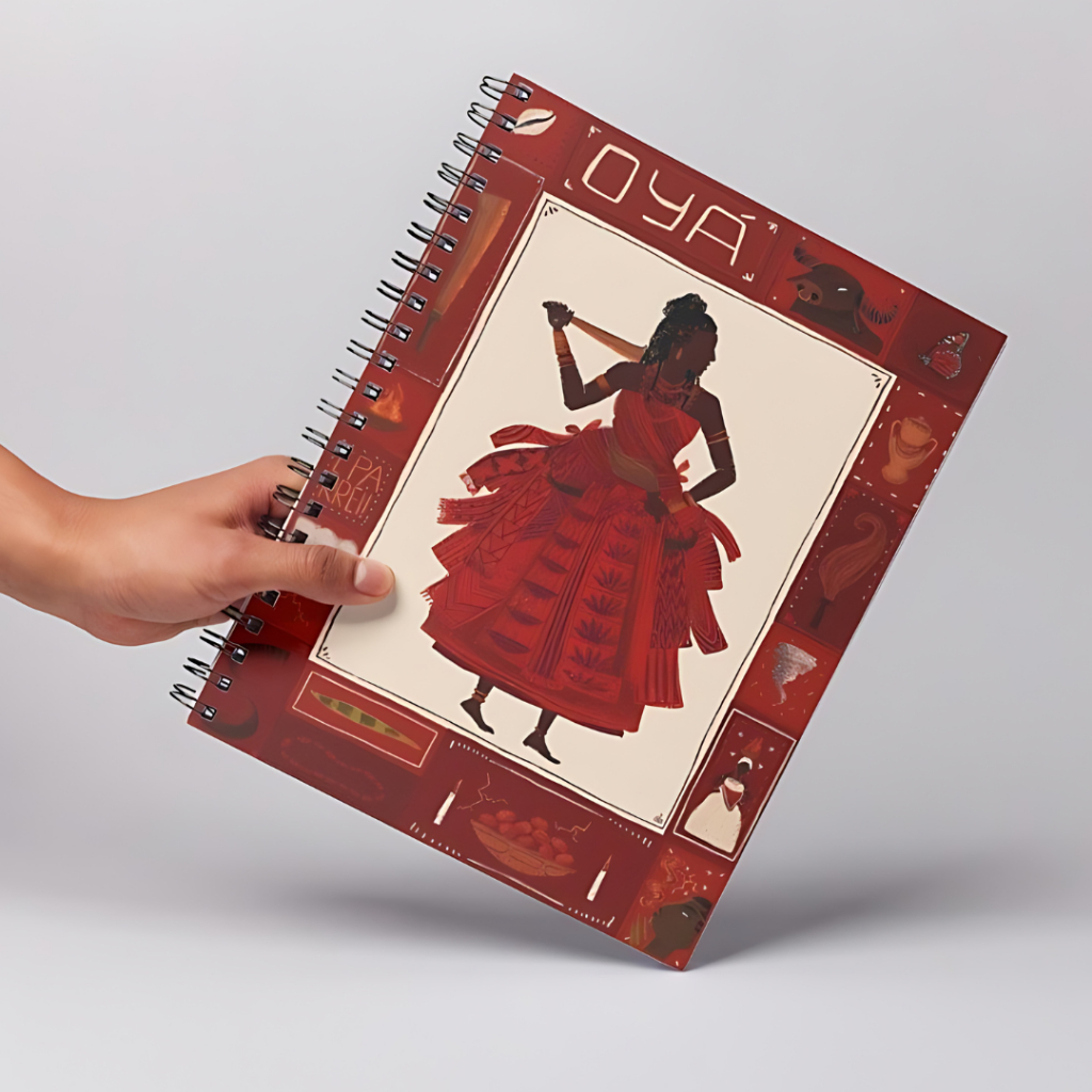 Caderno Oya - Iansã - Orixás Candomblé Umbanda | Shopee Brasil