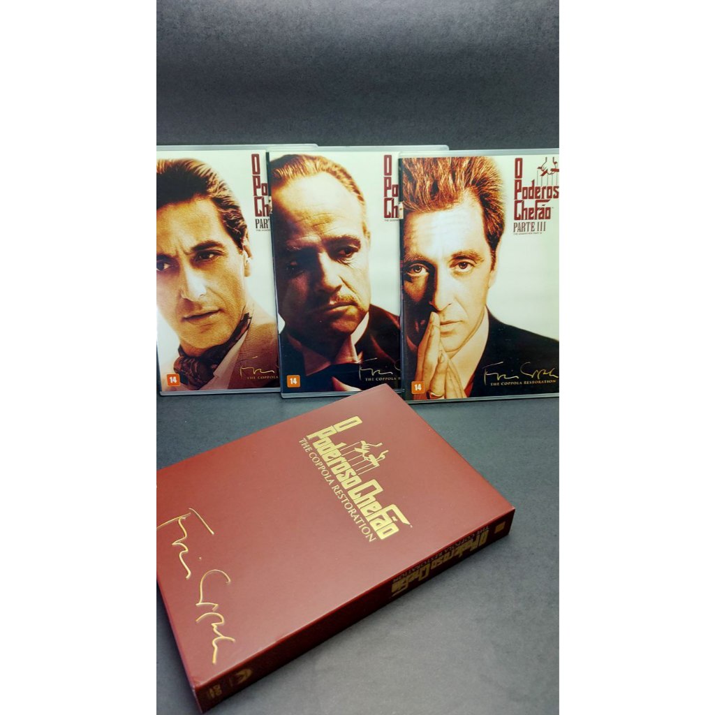 Box DVDs Trilogia O Poderoso Chefão - The Coppola Restoration | Shopee ...