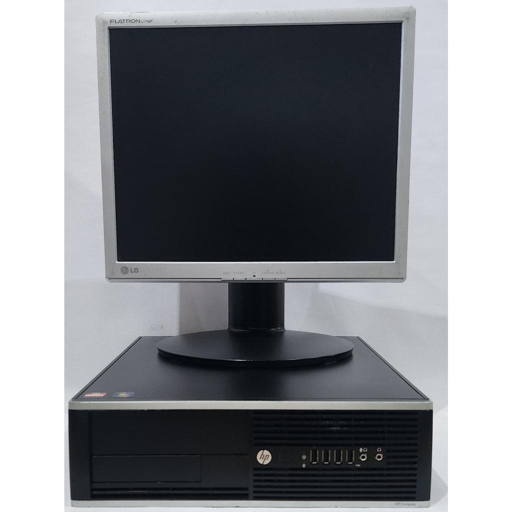 Micro PC Completo HP 120gb 08gb de ram + Monitor + teclado/Mouse ...