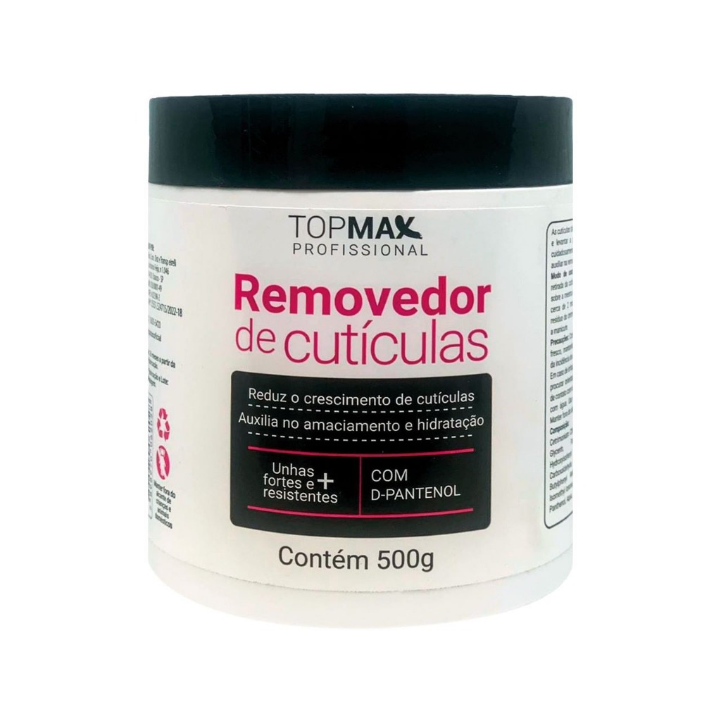 REMOVEDOR DE CUTICULAS TOPMAX PROFISSIONAL - 500G | Shopee Brasil