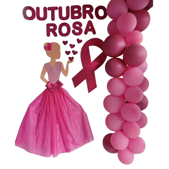 Silhueta Outubro Rosa | Shopee Brasil