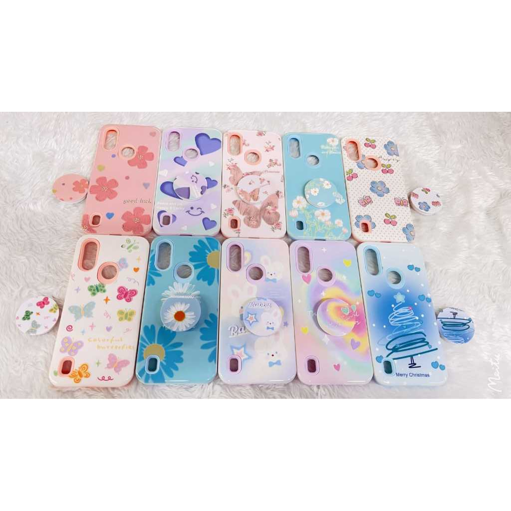 Capa Case Estampada Anti Impacto com Pop Socket Samsung A05S A14 A35 ...