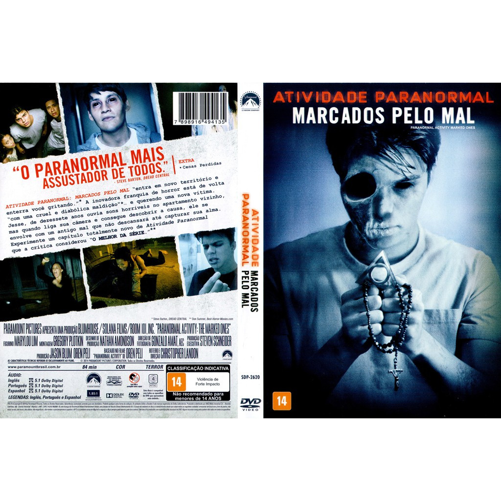 Atividade Paranormal 5 Marcados pelo Mal Andrew Jacobs DUBLADO E ...