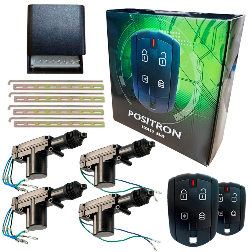 Alarme Pósitron De Carro Exact Ex360 e Trava 4 Porta Universal | Shopee Brasil