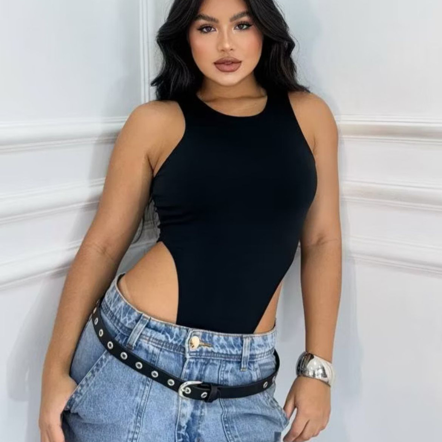 Body cavado regata | Shopee Brasil