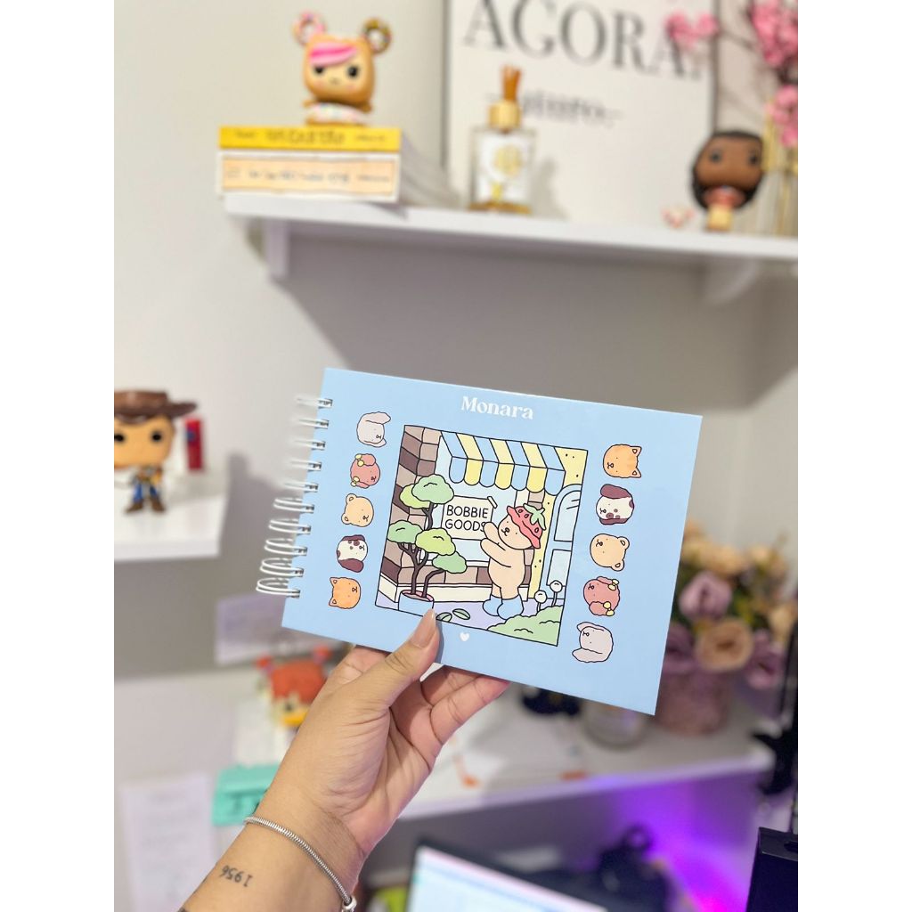 Livro Bobbie Goods para colorir A5, 50 folhas grossa e capa dura ...