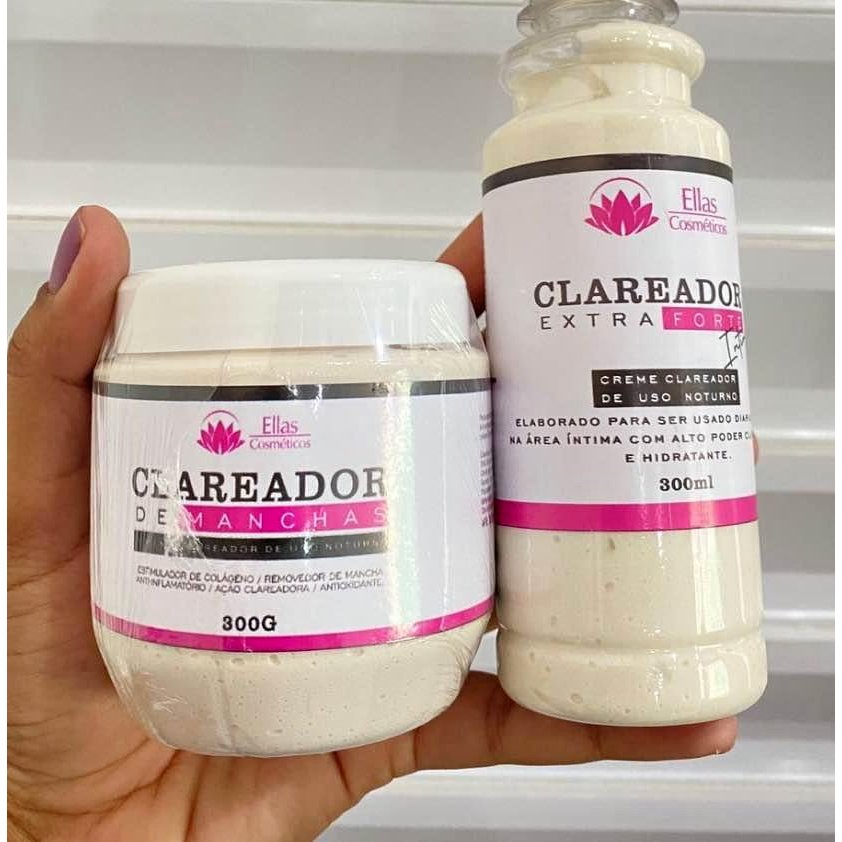 Kit: Clareador Íntimo e Clareador para o corpo todo | Shopee Brasil