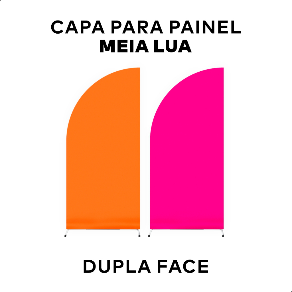 Capa Para Painel Meia Lua Dupla Face 2 em 1 Veste Fácil Combinações ...