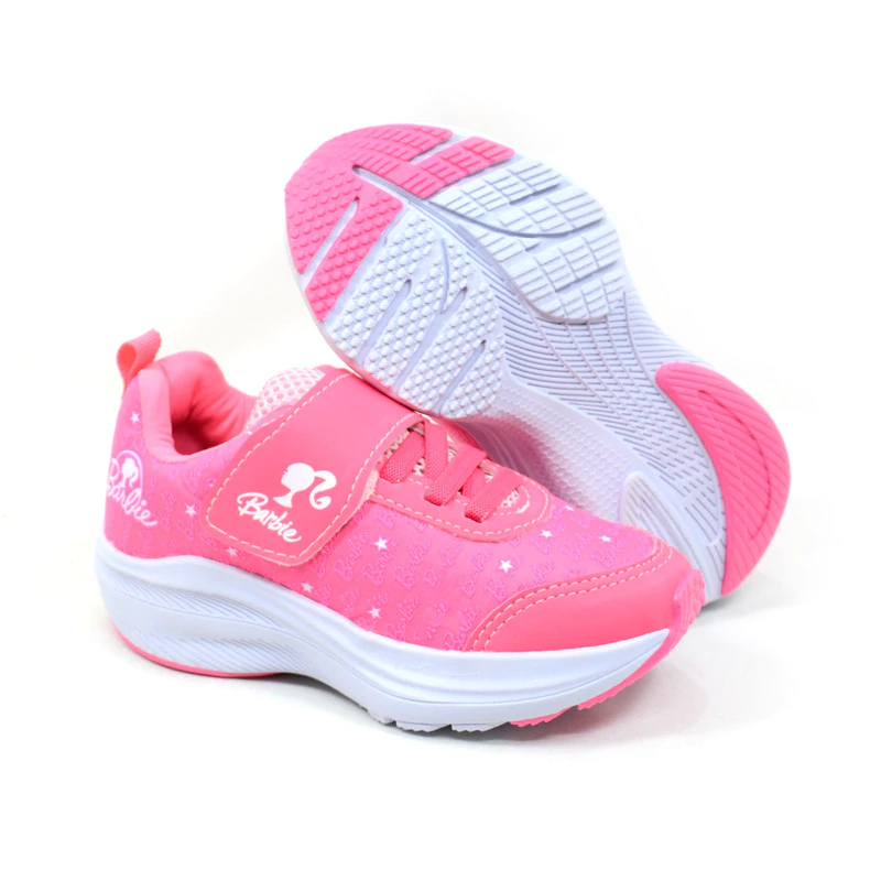 Tênis Infantil Barbie Velcro: o par ideal para aventuras encantadas ...