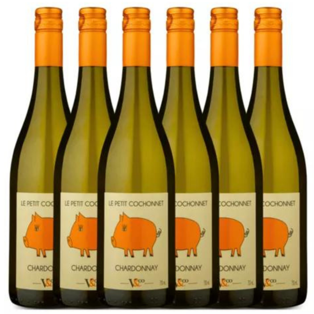 VINHO LE PETIT COCHONNET IGP CHARDONNAY 750ML BRANCO KIT C/6 | Shopee ...
