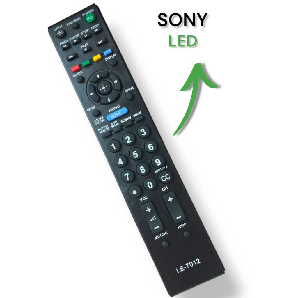 Controle Remoto Compativel Tv Sony KDL-32BX325 / 22BX325 LE-7012 | Shopee Brasil