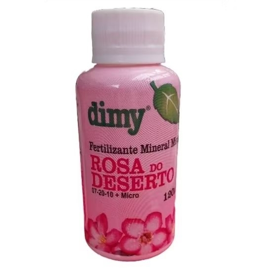 Fertilizante Líquido para Rosa do deserto 120ml Dimy.l | Shopee Brasil