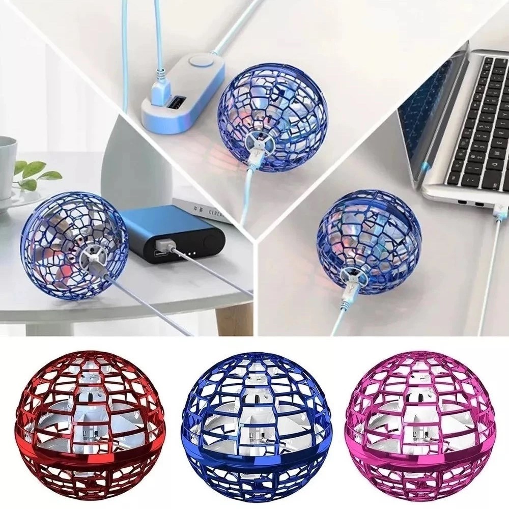 Brinquedo Bola Voadora LED 01 Unidade Bola Boomerang Magica Brinquedos ...