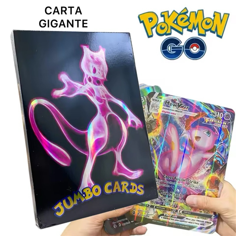 Kit 30 Cartas Pokemon Jumbo Brilhantes Ultra Raras e Cromadas Sem ...