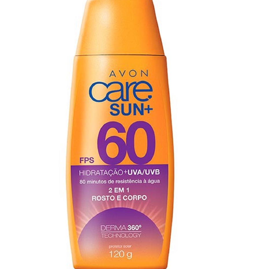 Protetor Solar 2 Em 1 Fps60 Avon Care Sun 120g ou 200g Corpo Rosto Escolher | Shopee Brasil