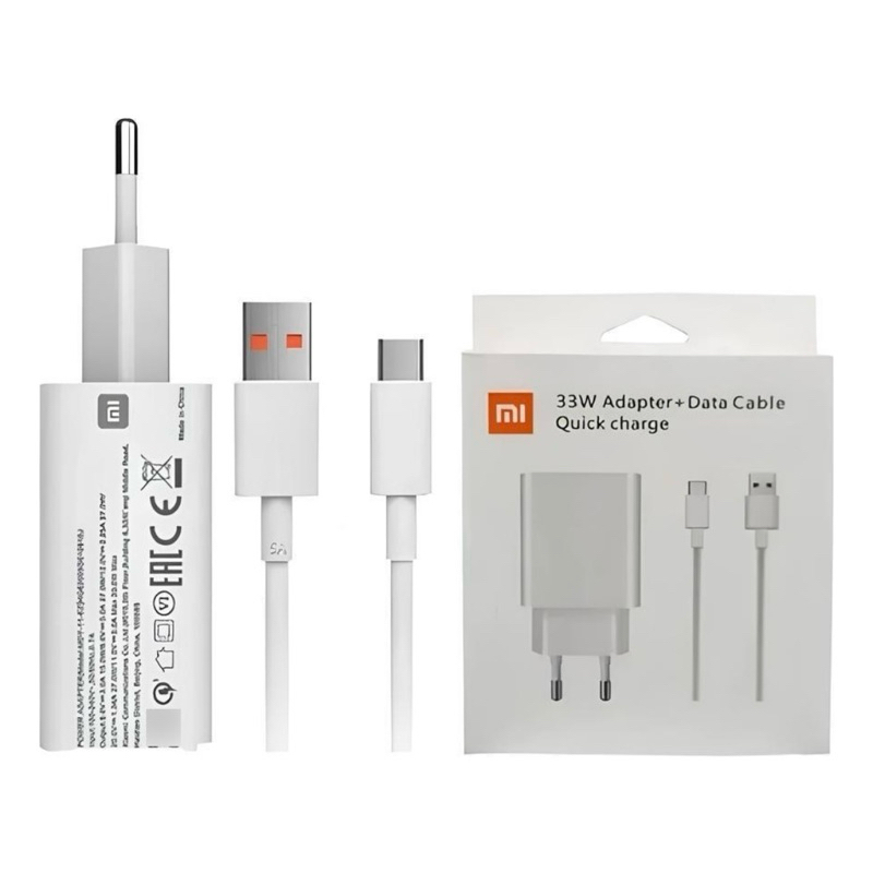 Carregador Original P/ Xiaomi 33w Turbo Qc 4.0 Poco F1 X3 | Shopee Brasil