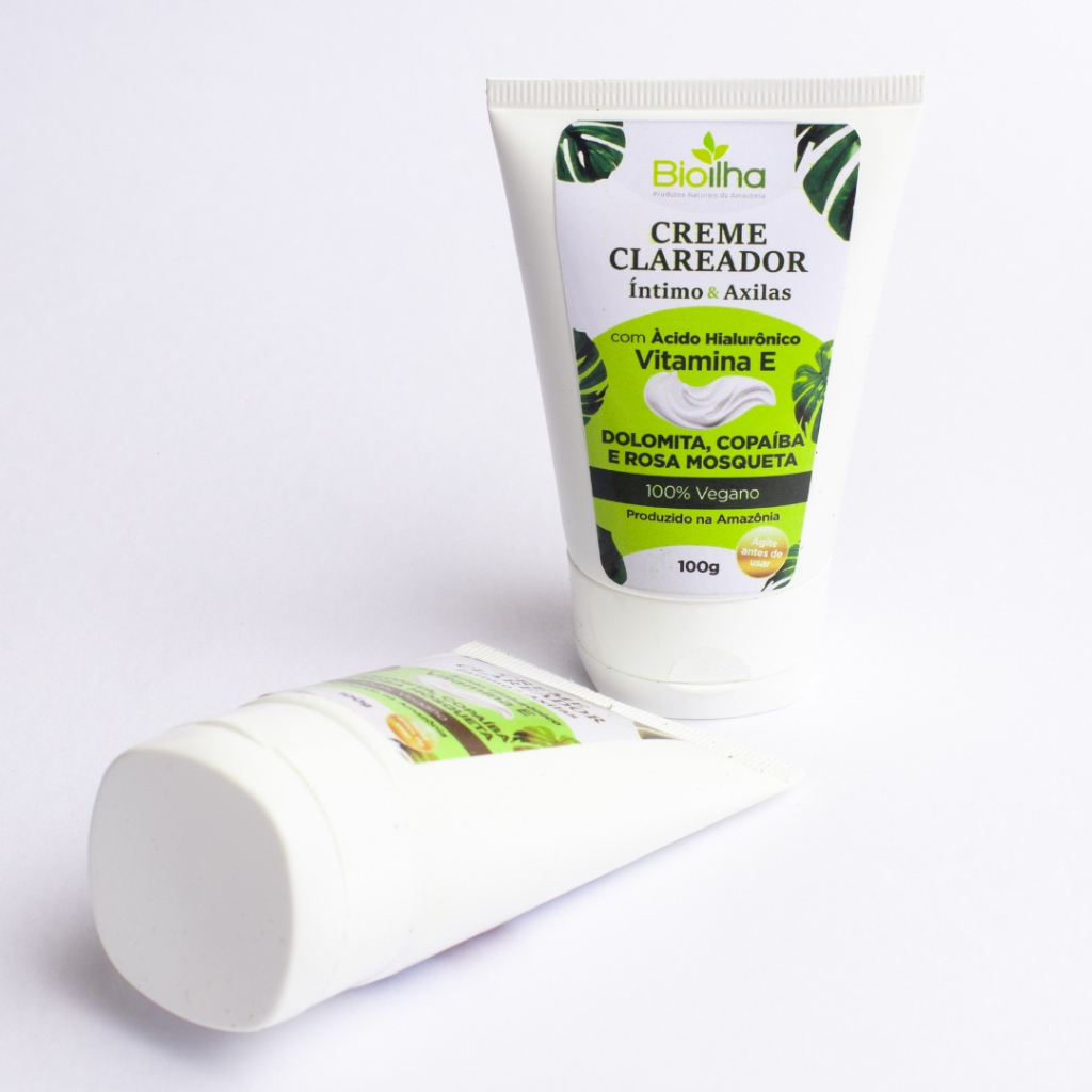 Creme Clareador Íntimo/Axilas/Virilhas BioIlha | Shopee Brasil