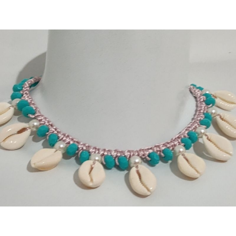 Confira Colar Curto de Praia artesanal acessório Praiano bijuterias do ...